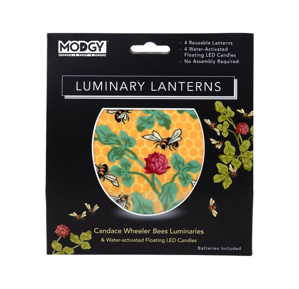Candace Wheeler Bees Luminaries - 4 Per Pack - Modgy