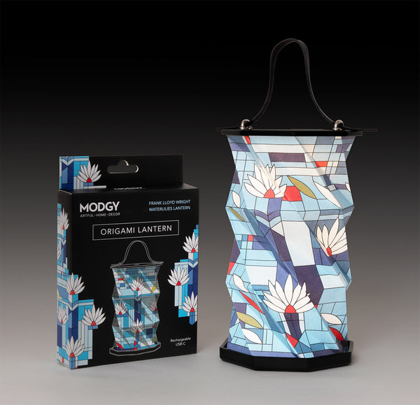 Modgy Frank Lloyd Wright Waterlilies Origami Lantern