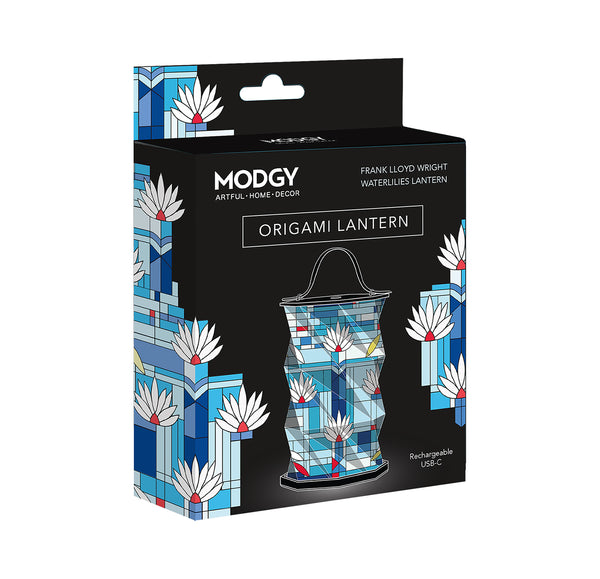 Modgy Frank Lloyd Wright Waterlilies Origami Lantern