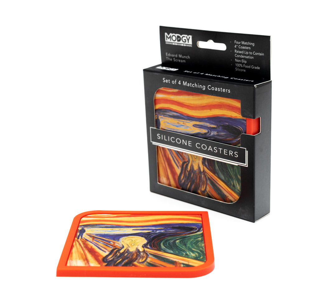 Edvard Munch The Scream - 4 Coaster Set - Modgy