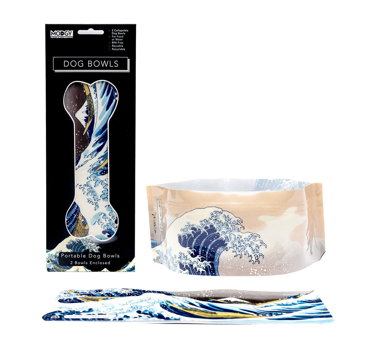 Hokusai The Great Wave - Set of 2 Bowls - Modgy