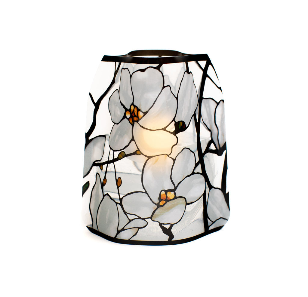 Louis C. Tiffany Magnolia Window Luminaries- 4 Per Pack - Modgy