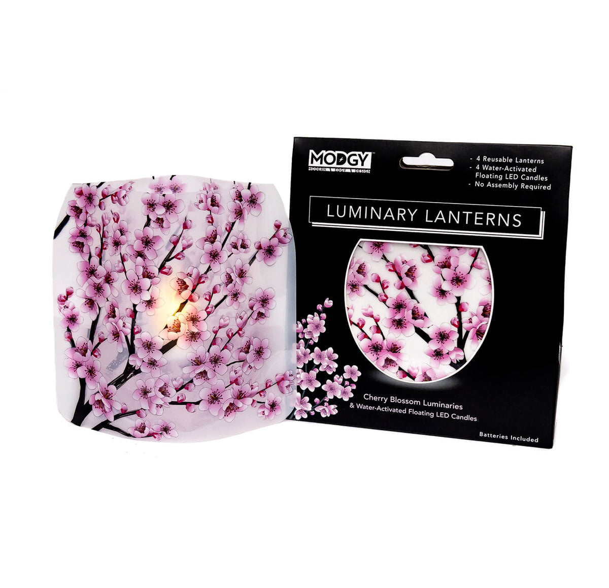 Cherry Blossom Luminaries - 4 Per Pack - Modgy