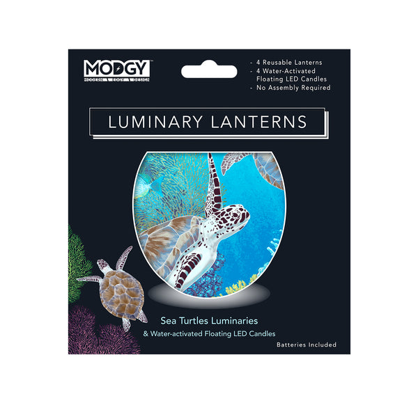 Sea Turtles Luminaries - 4 Per Pack - Modgy