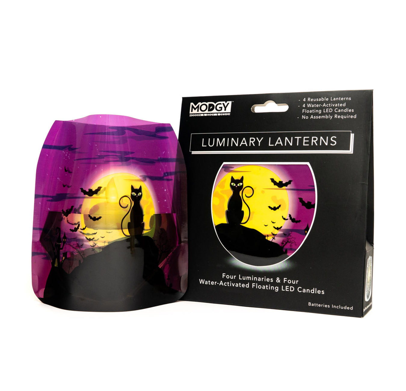 Modgy Expandable LED Luminaries with water activated LED Candles