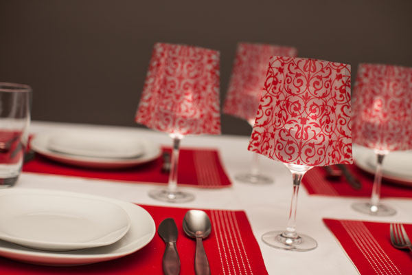 Cha Cha Red Wine Glass Shades - 4 Per Pack - Modgy