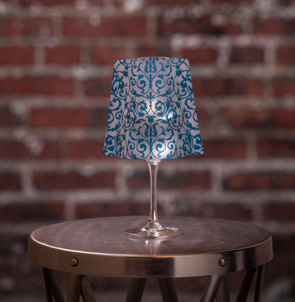 Cha Cha Blue Wine Glass Shades - 4 Per Pack - Modgy