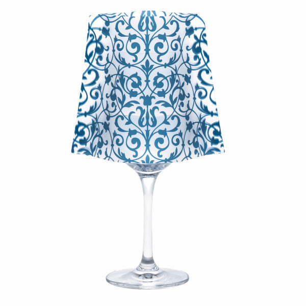 Cha Cha Blue Wine Glass Shades - 4 Per Pack - Modgy