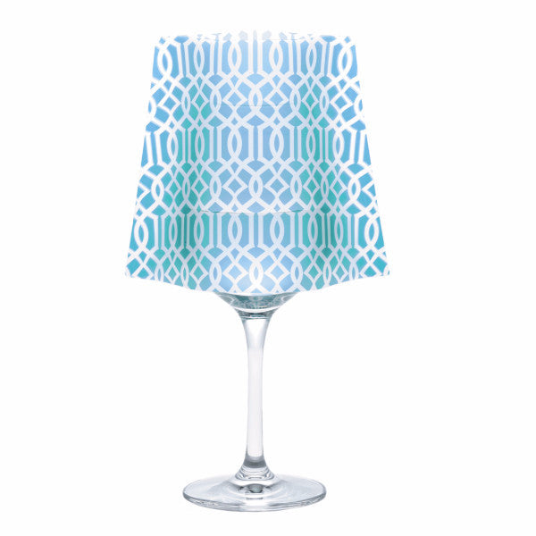 Classiq Teal Wine Glass Shades - 4 Per Pack - Modgy